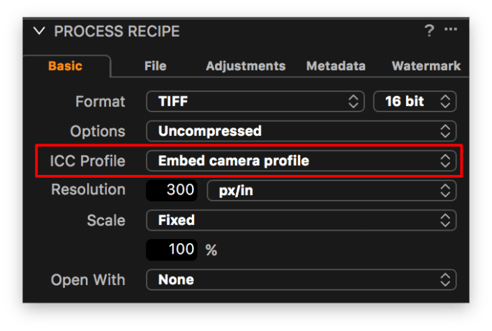 Capture One Base Characteristics • Image Alchemist