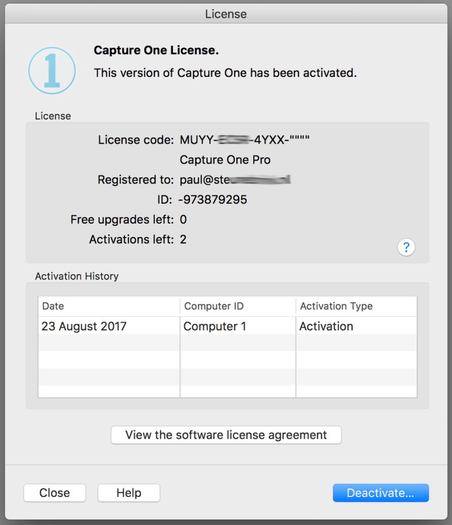 Activating Capture One Pro • Image Alchemist
