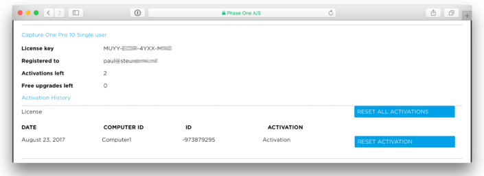 Activating Capture One Pro • Image Alchemist
