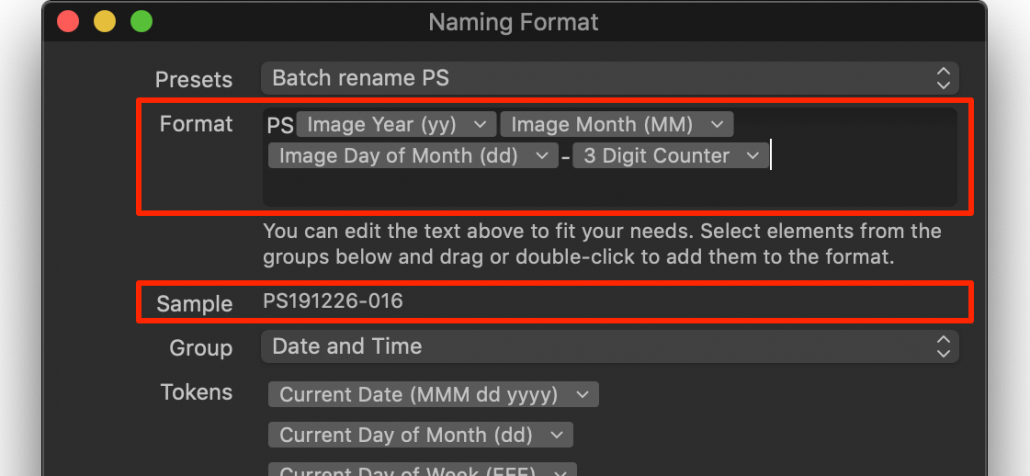 Advanced File Naming In Capture One (part 1) • Image Alchemist