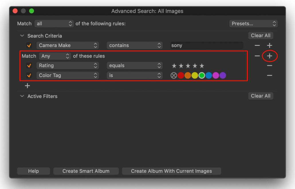 Filter and Search in Capture One • Image Alchemist
